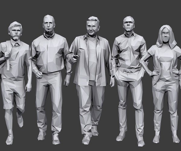 ArtStation - Complete Lowpoly People Pack | Resources