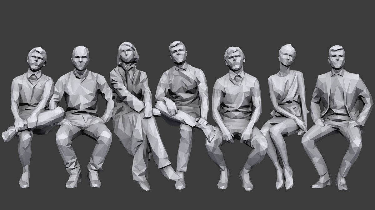 ArtStation - Complete Lowpoly People Pack | Resources
