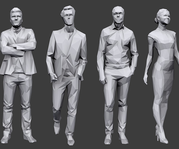 ArtStation - Complete Lowpoly People Pack | Resources