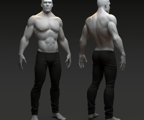 ArtStation - Superhero Base Mesh | Game Assets