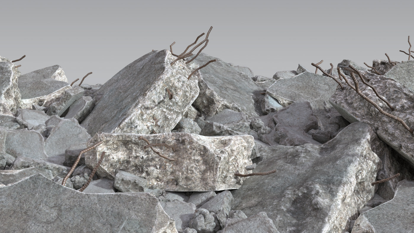 ArtStation - Concrete Debris | Game Assets