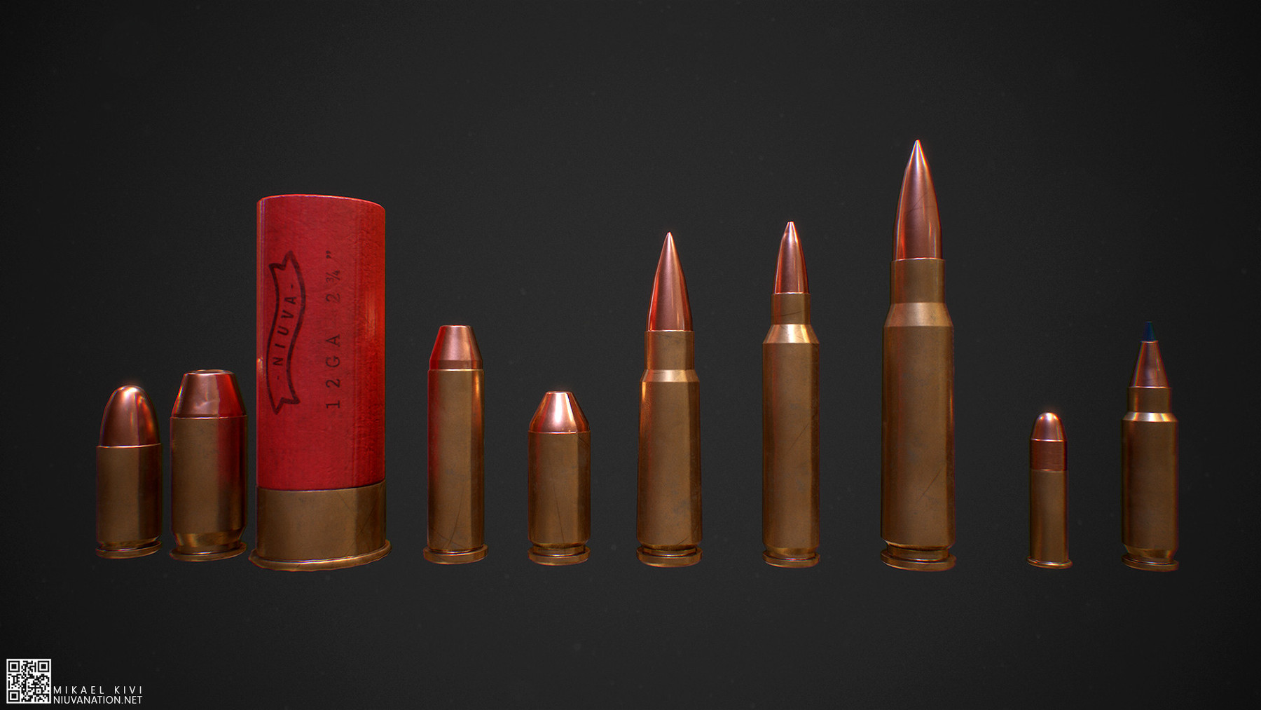 ArtStation - Generic Ammo & Bullets | Game Assets