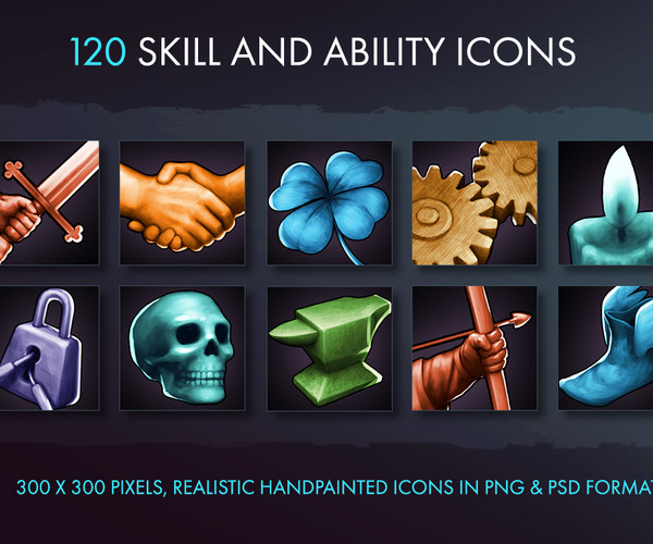 ArtStation - Skill And Ability Icons | Game Assets