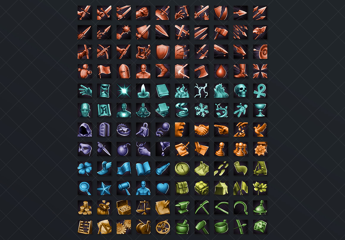 ArtStation - Skill And Ability Icons | Game Assets