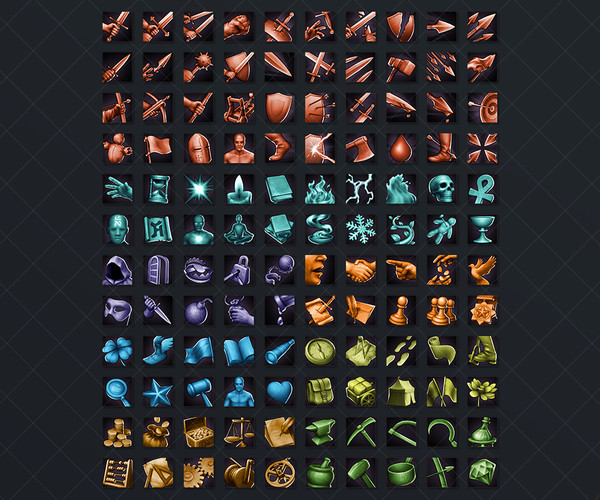 ArtStation - Skill And Ability Icons | Game Assets