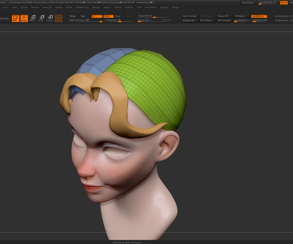 ArtStation - Hair Tutorial | Tutorials