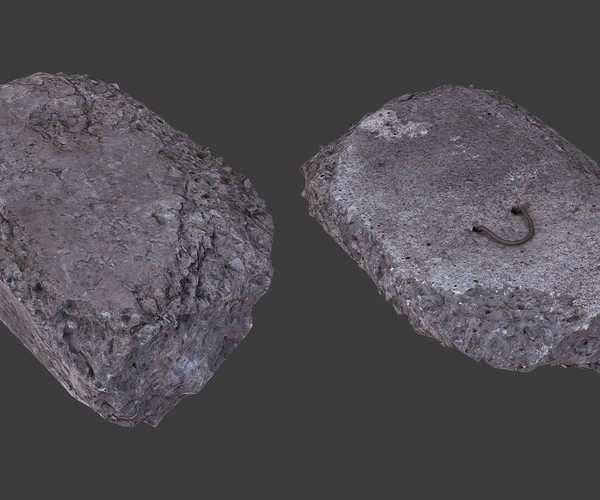 ArtStation - Scanned Construction Debris Pack | Game Assets