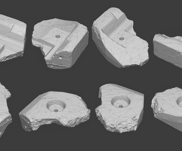 ArtStation - Scanned Construction Debris Pack | Game Assets