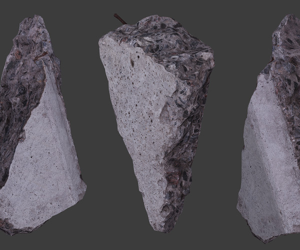 ArtStation - Scanned Construction Debris Pack | Game Assets