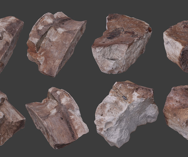 ArtStation - Scanned Construction Debris Pack | Game Assets