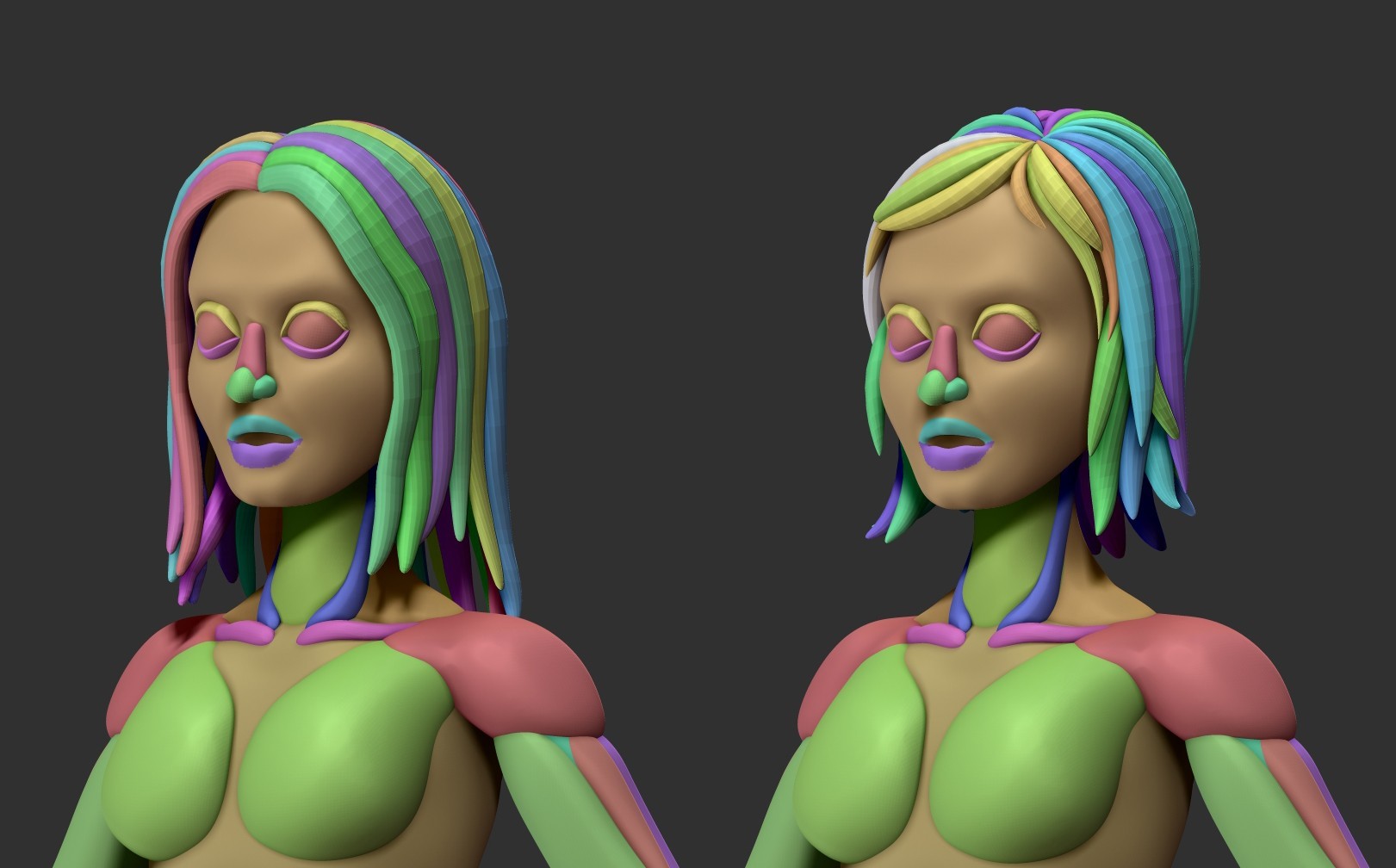 ArtStation - Stylized Female Block out | Resources