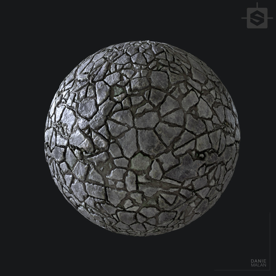 ArtStation - Stone/rock/mud substance material | Game Assets