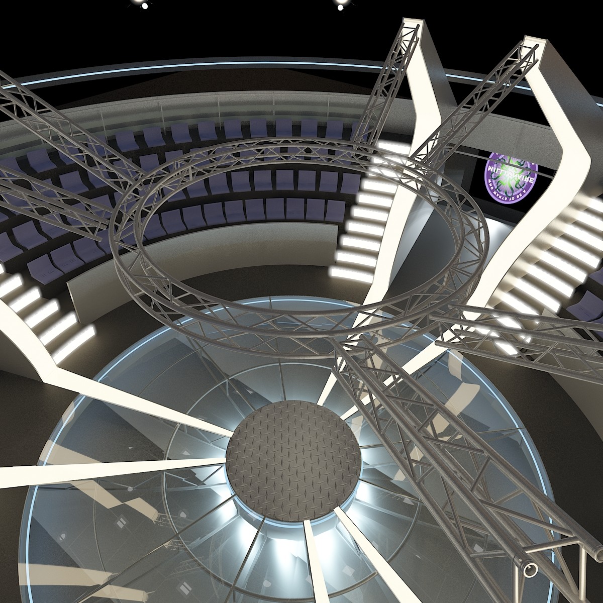 ArtStation - Virtual TV Studio Competition Set 1 (Millionaire) | Resources