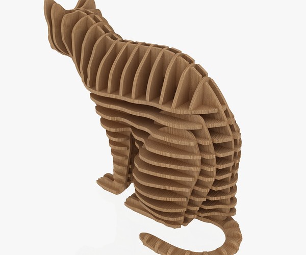 ArtStation - 3D Jigsaw Puzzle Cat 1 | Resources
