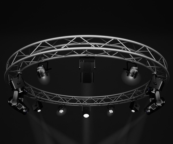 ArtStation - Circle Square Truss 400cm-Stage Lights | Resources