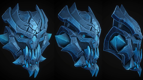 ArtStation - Game Ready Stylized skull- 5000 Tris