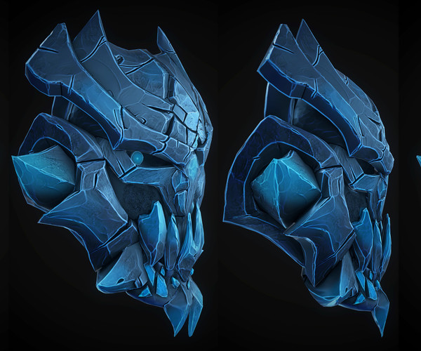 ArtStation - Game Ready Stylized skull- 5000 Tris