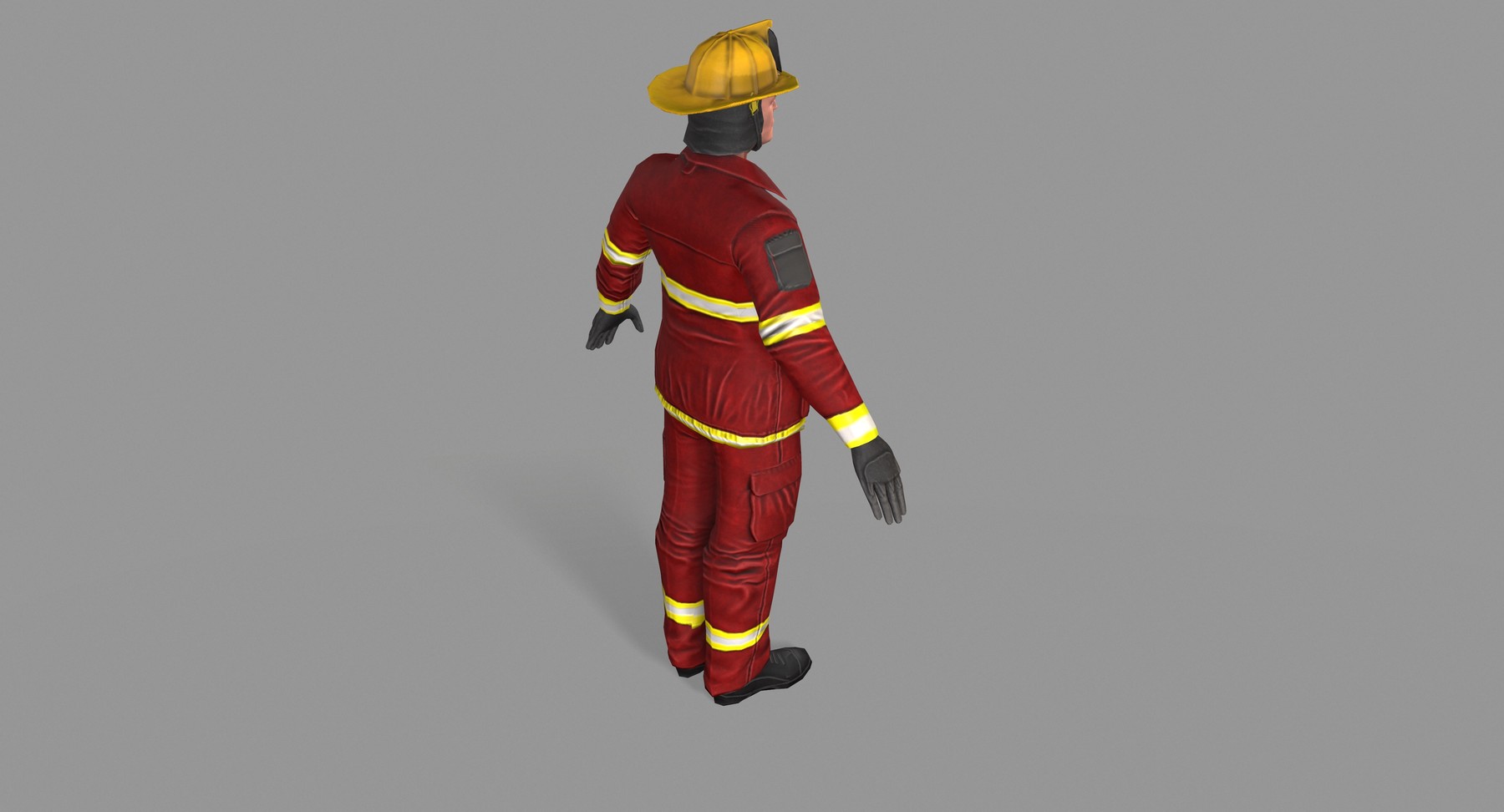 ArtStation - Fire Fighter lowpoly | Game Assets