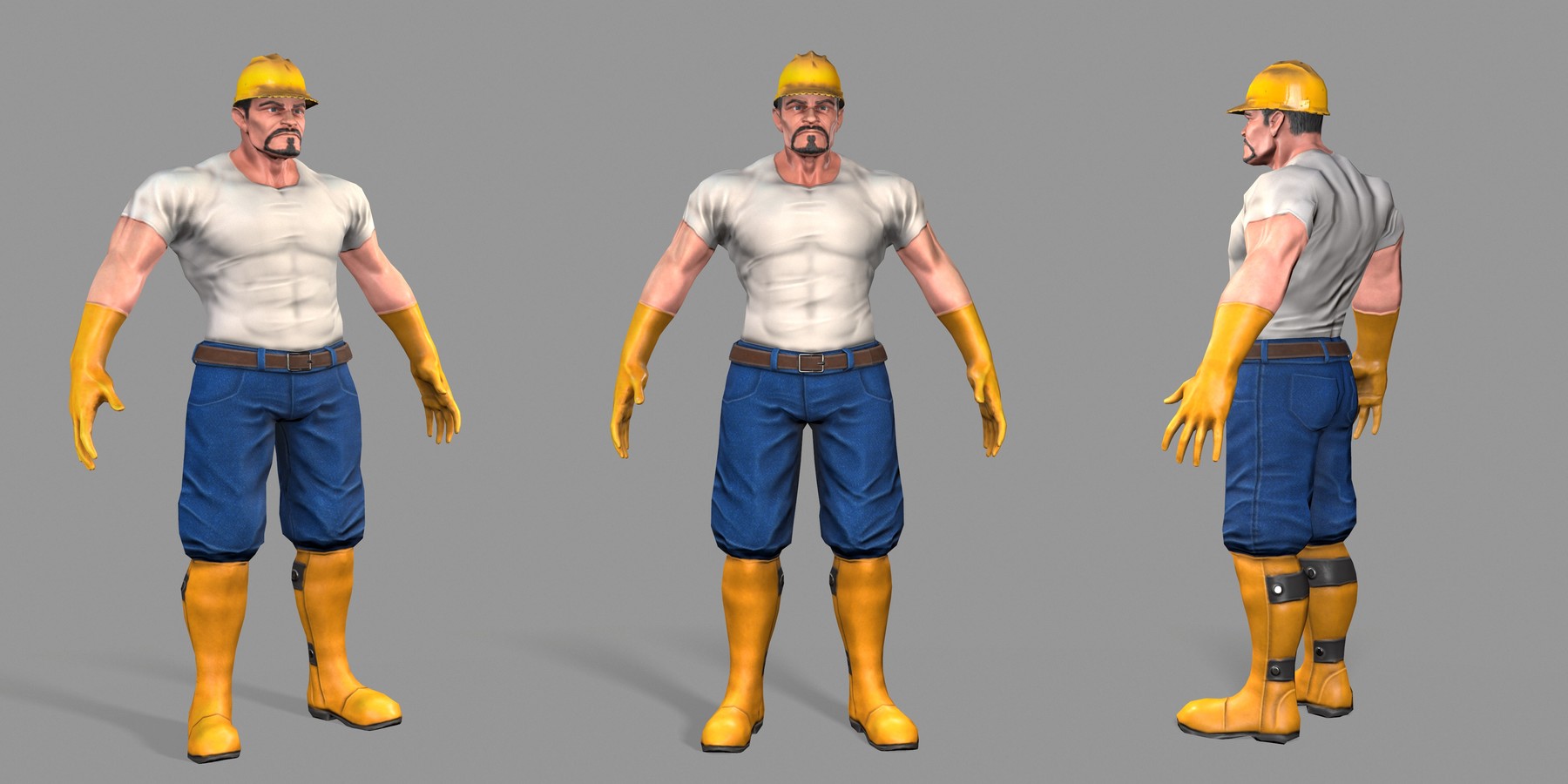 ArtStation - Worker lowpoly | Game Assets