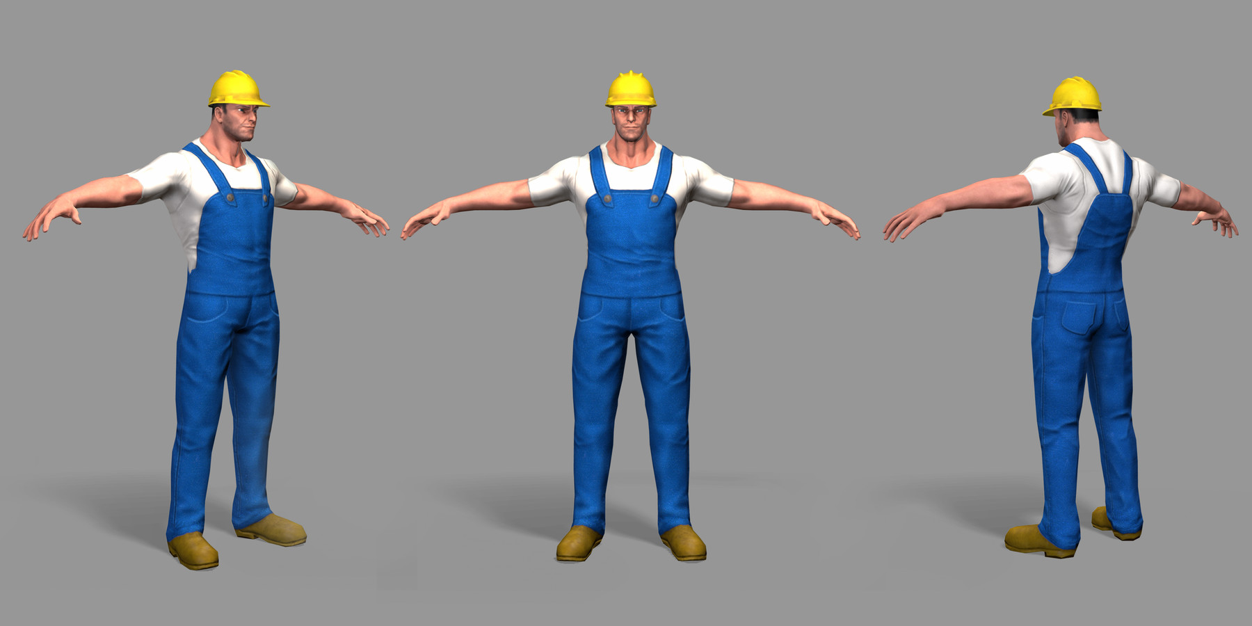 ArtStation - Worker lowpoly | Game Assets