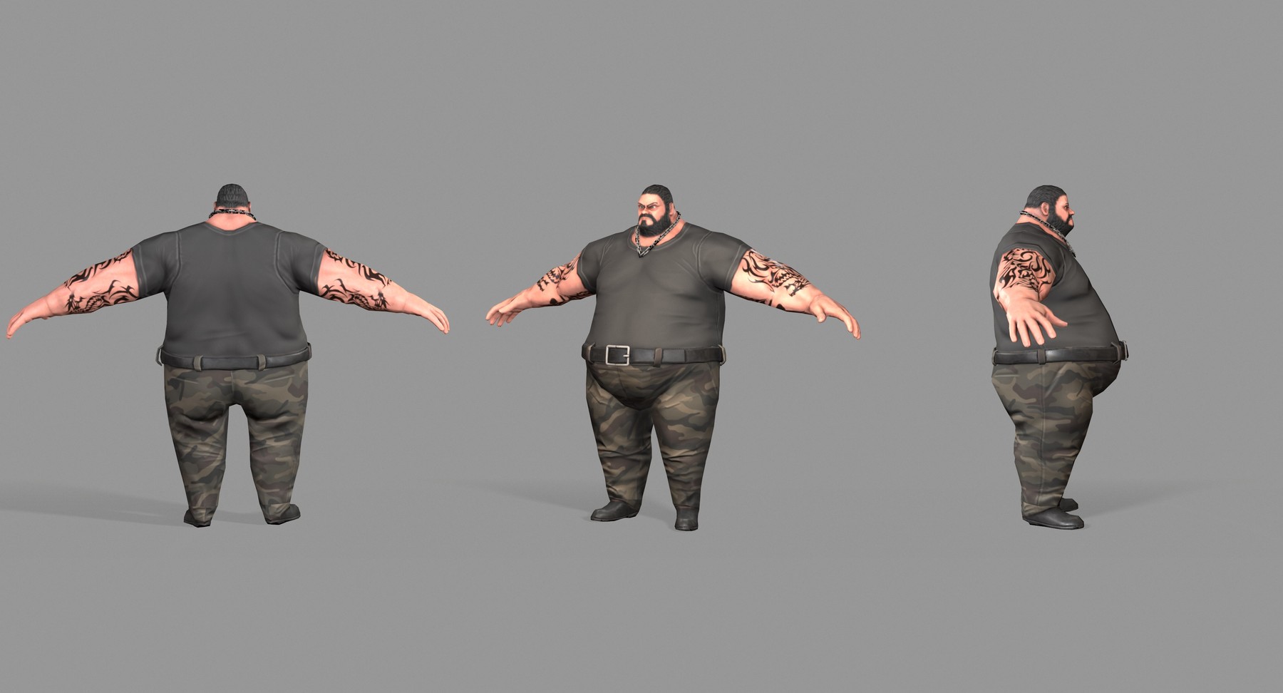 ArtStation - Fat Thug | Game Assets