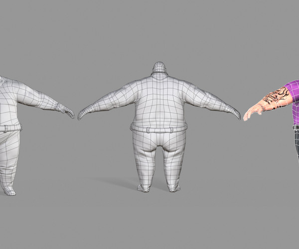 ArtStation - Fat thug | Game Assets