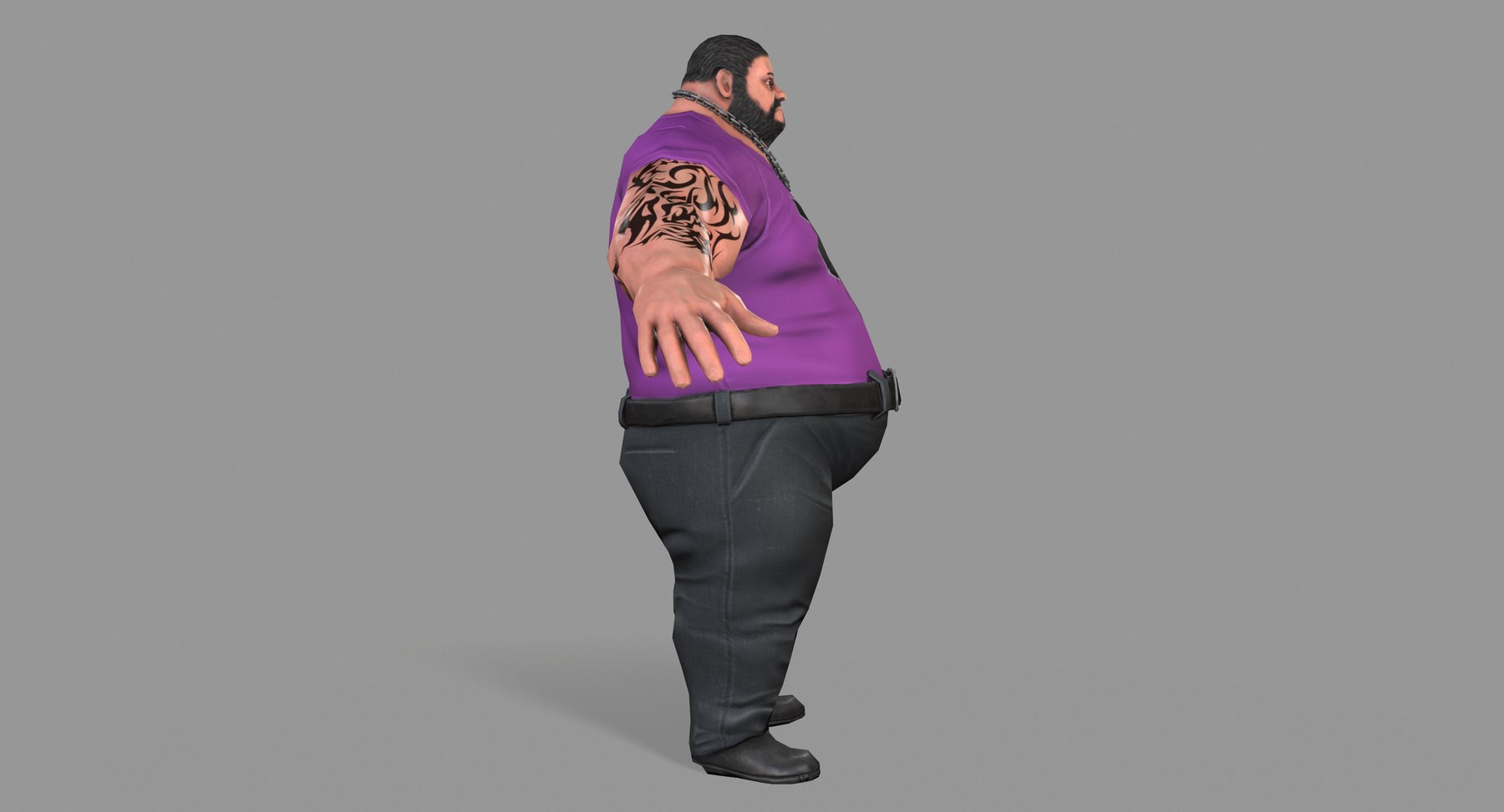 ArtStation - Fat thug | Game Assets