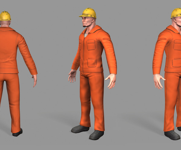 ArtStation - Worker | Game Assets