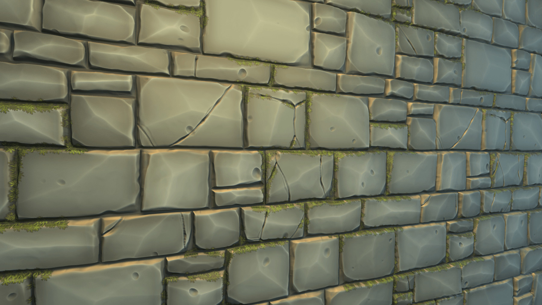 ArtStation - Substance - Stylized Stone Wall | Resources