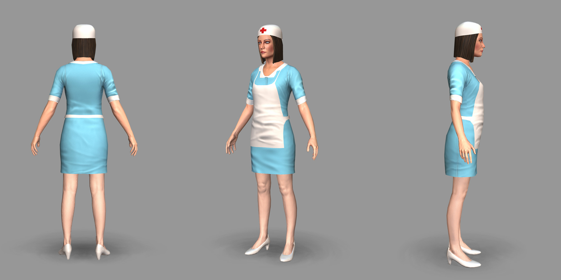 ArtStation - Nurse | Game Assets