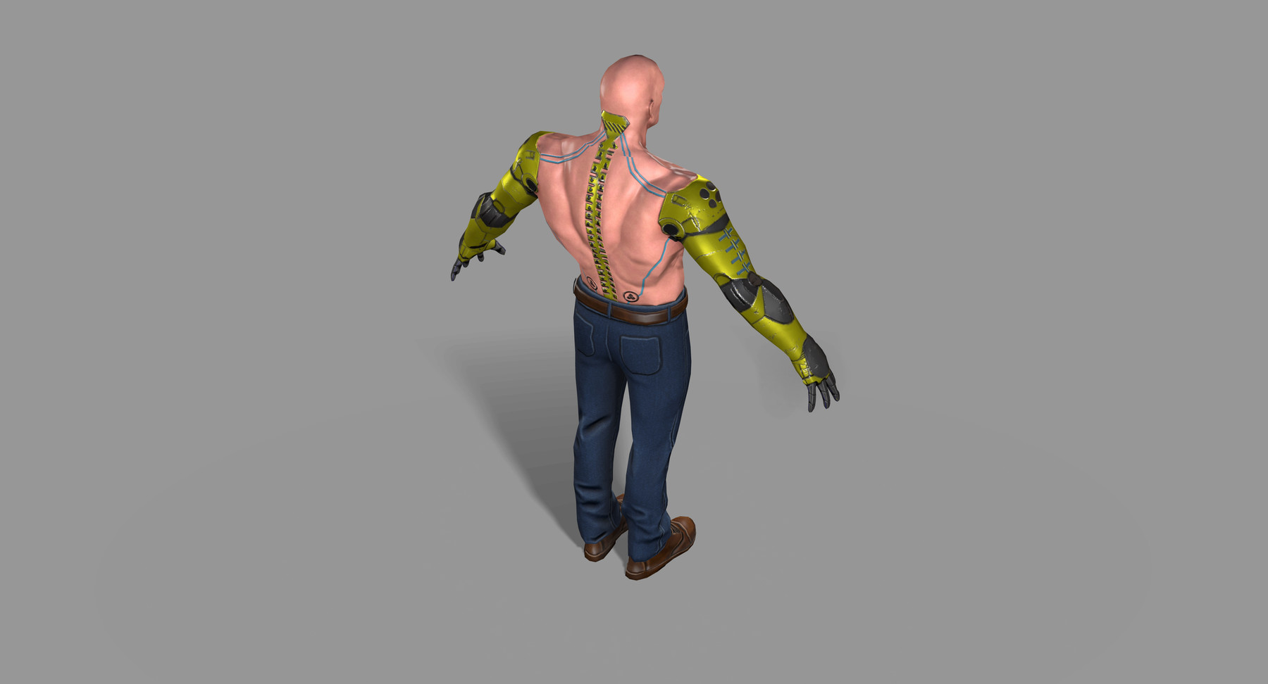 ArtStation - Cyborg | Game Assets