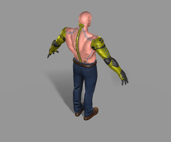 ArtStation - Cyborg | Game Assets