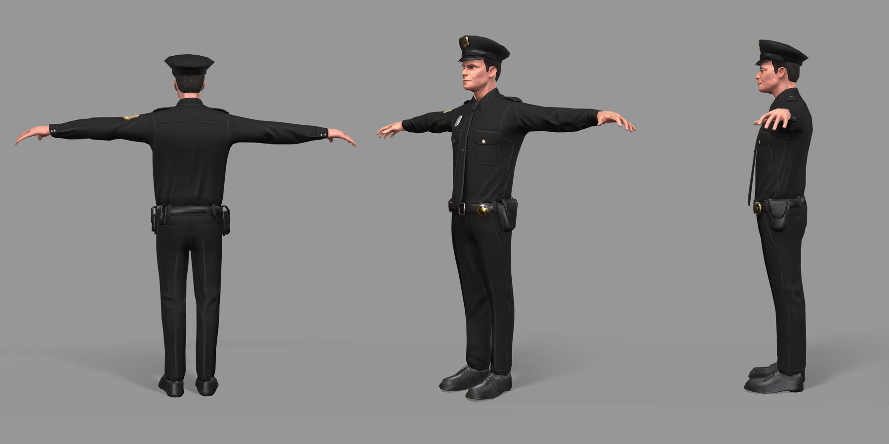 ArtStation - Police man | Game Assets