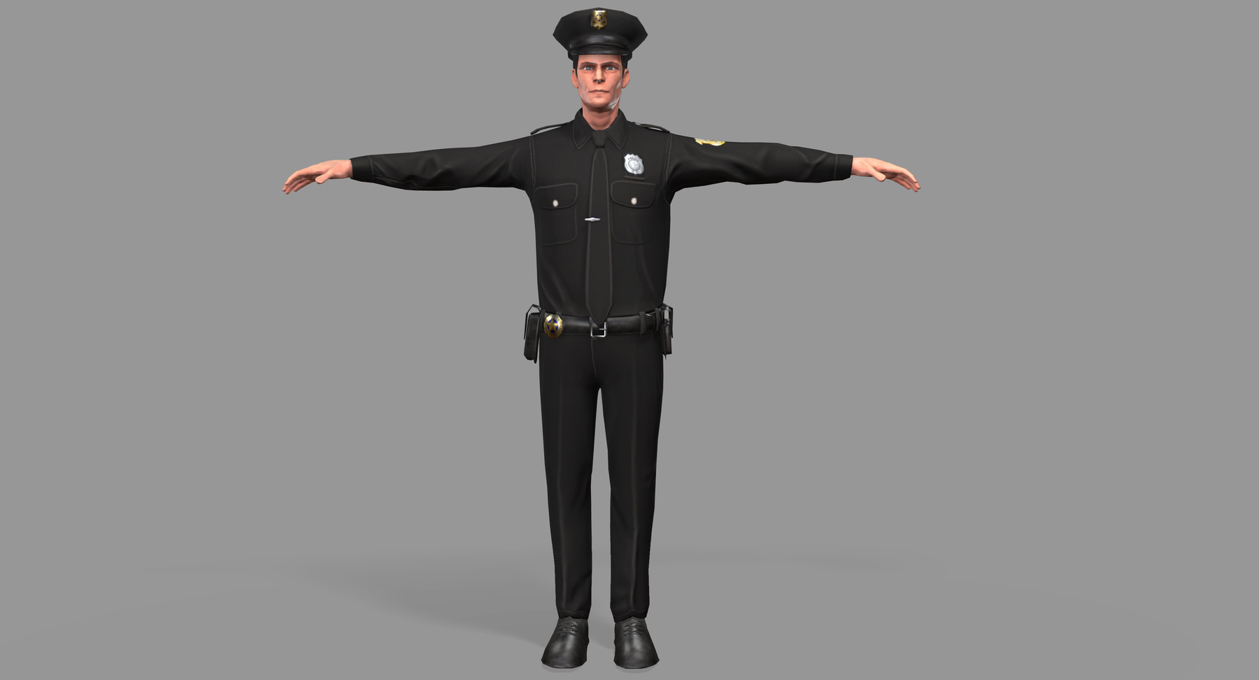 ArtStation - Police man | Game Assets