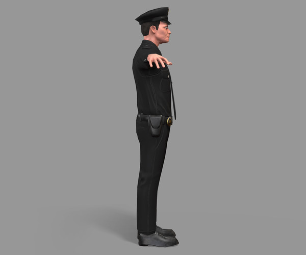ArtStation - Police man | Game Assets