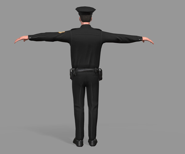 ArtStation - Police man | Game Assets
