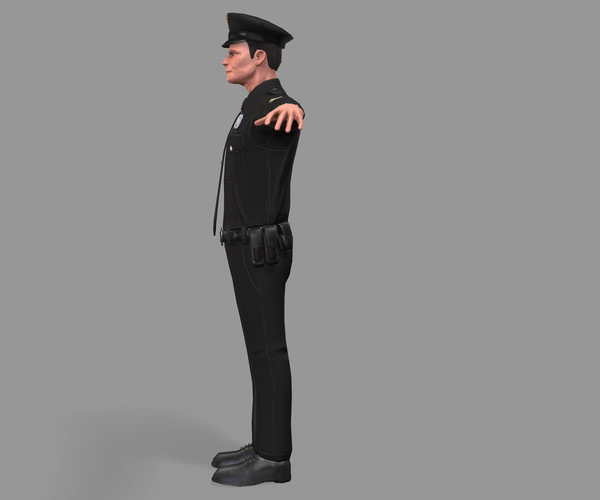 ArtStation - Police man | Game Assets