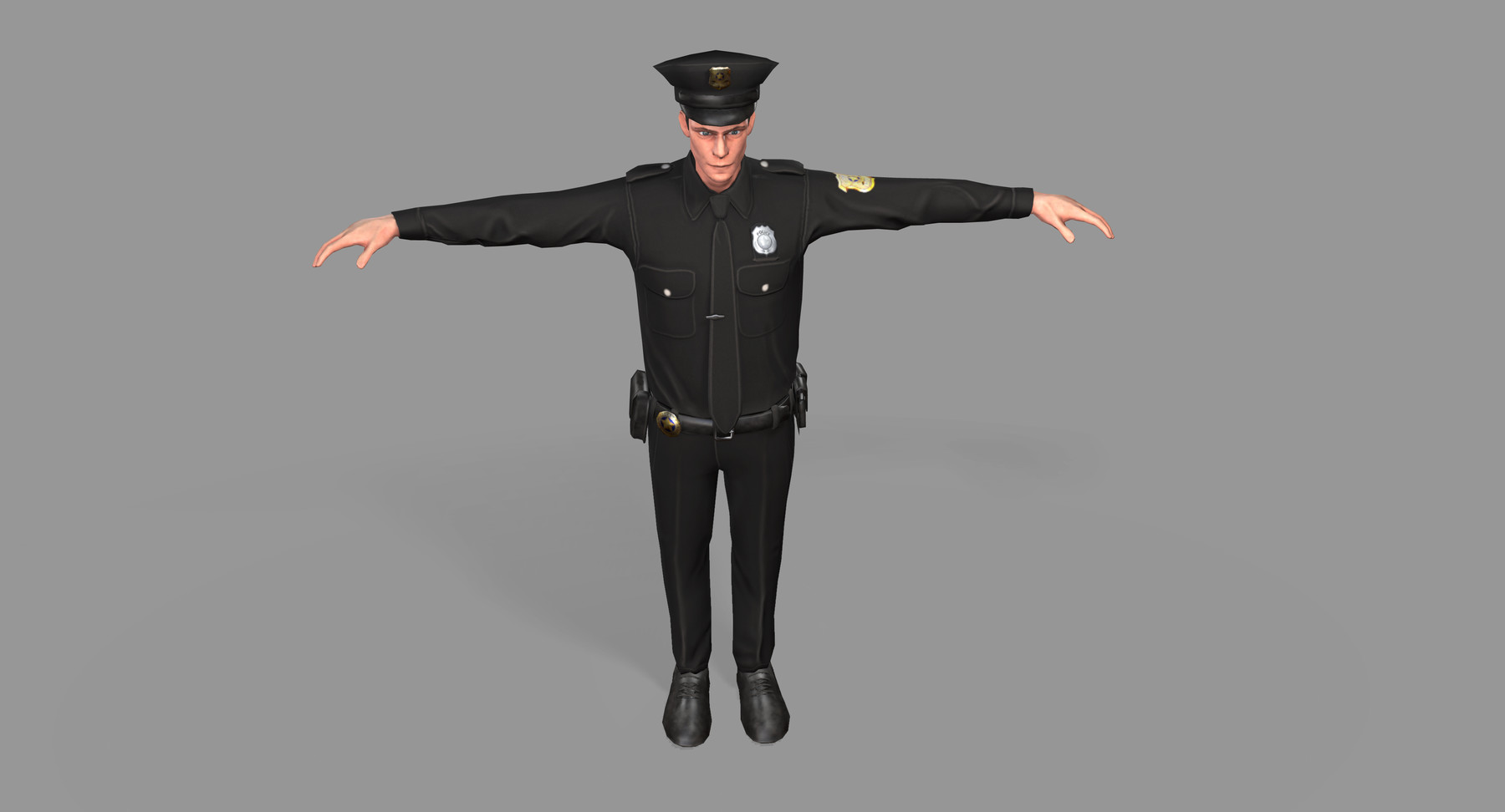 ArtStation - Police man | Game Assets