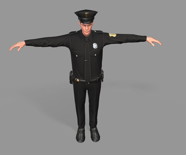 ArtStation - Police man | Game Assets