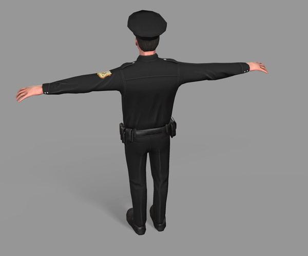 ArtStation - Police man | Game Assets