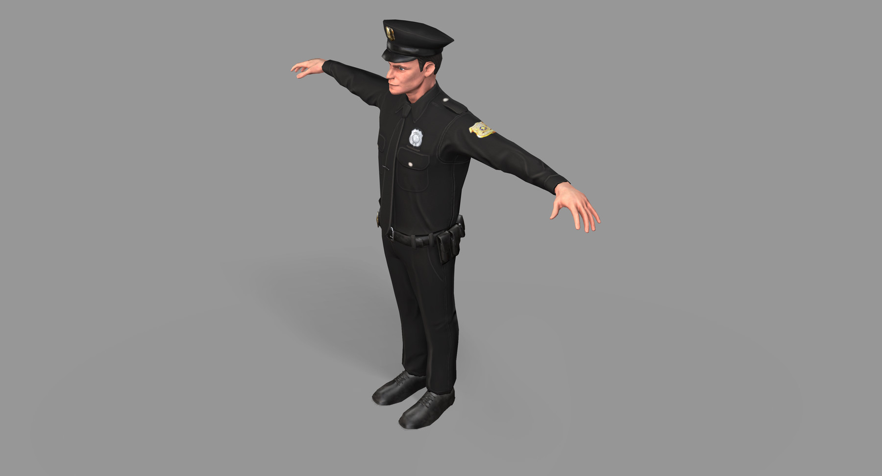 ArtStation - Police man | Game Assets