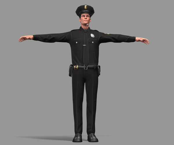 ArtStation - Police man | Game Assets