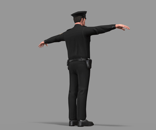 ArtStation - Police man | Game Assets