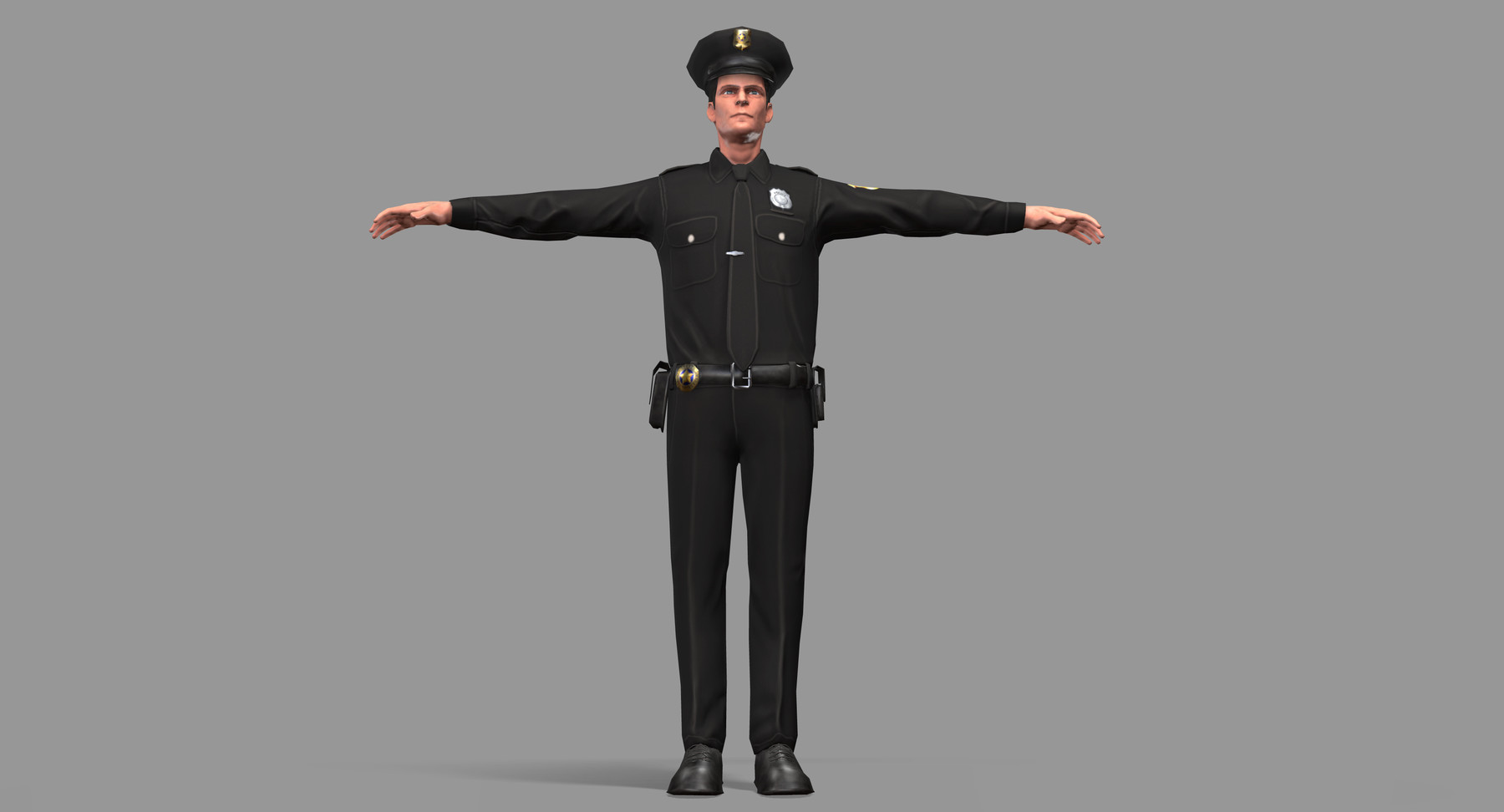 ArtStation - Police man | Game Assets
