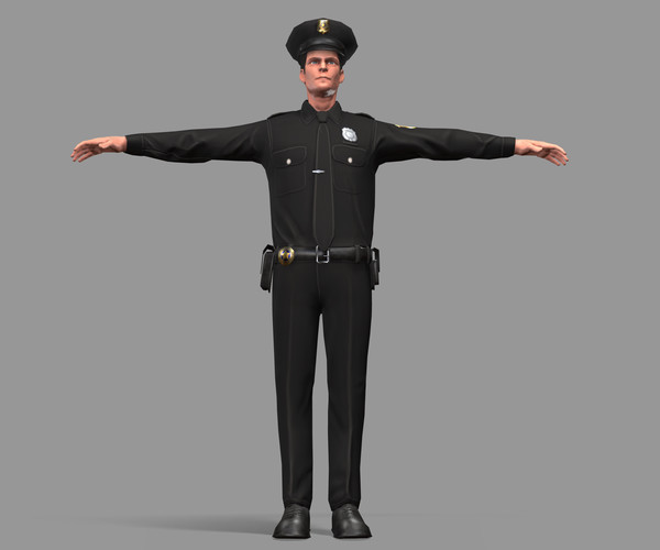 ArtStation - Police man | Game Assets