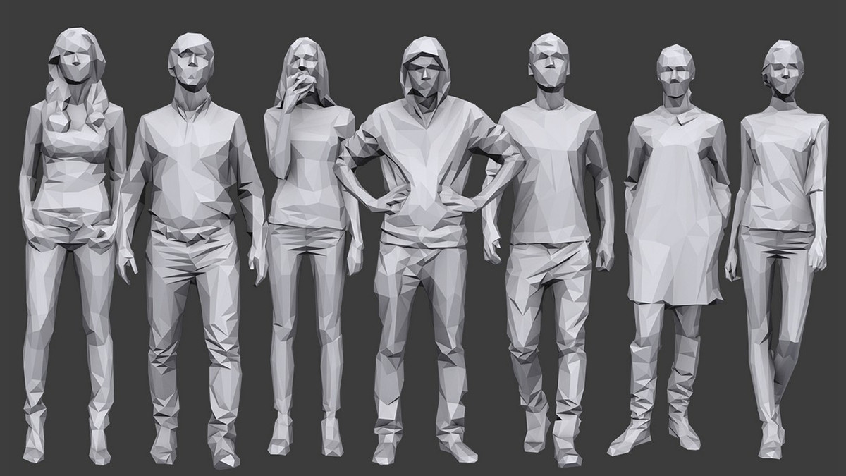 ArtStation - Complete Lowpoly People Pack Vol.2 | Resources