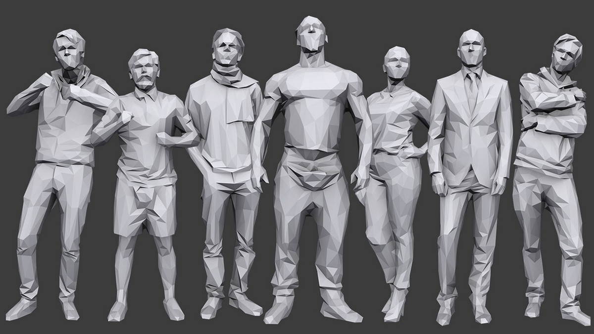 ArtStation - Complete Lowpoly People Pack Vol.2 | Resources