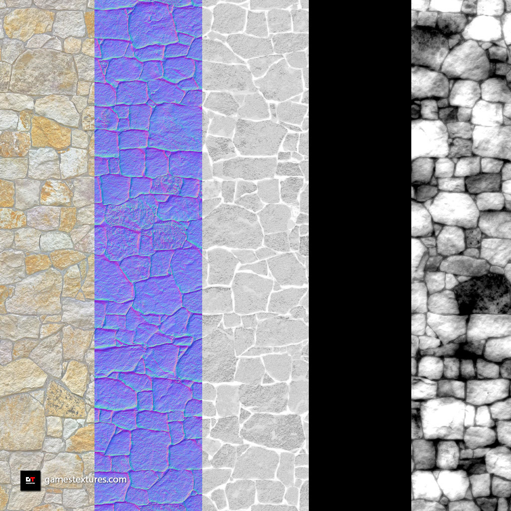 ArtStation - Brick wall 00768 - PBR Material GamesTextures.com | Game ...