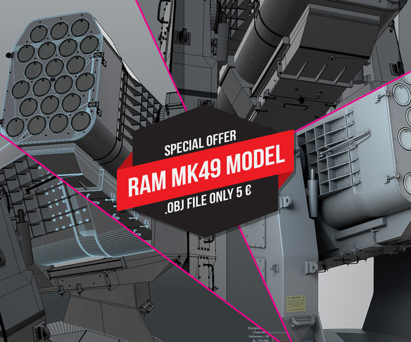 ArtStation - RAM MK49 3D ASSET | Resources