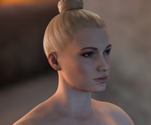 ArtStation - Average Caucasian Female Body | Game Assets